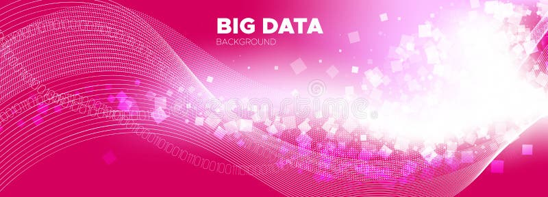 Light Binary Background. Matrix Vector Stock Vector - Illustration of ...