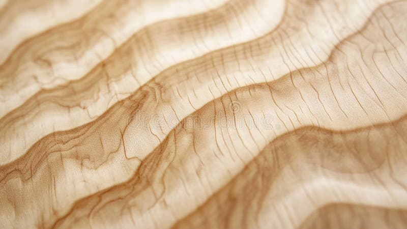 Light Birch with a Clean, Even Texture and Subtle Grain Shifts Stock ...