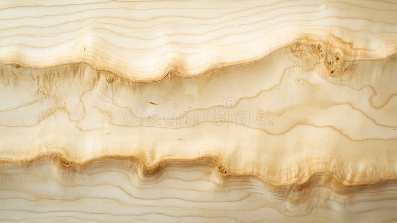 Light Birch with a Fine, Even Texture and Subtle Grain Shifts Stock ...