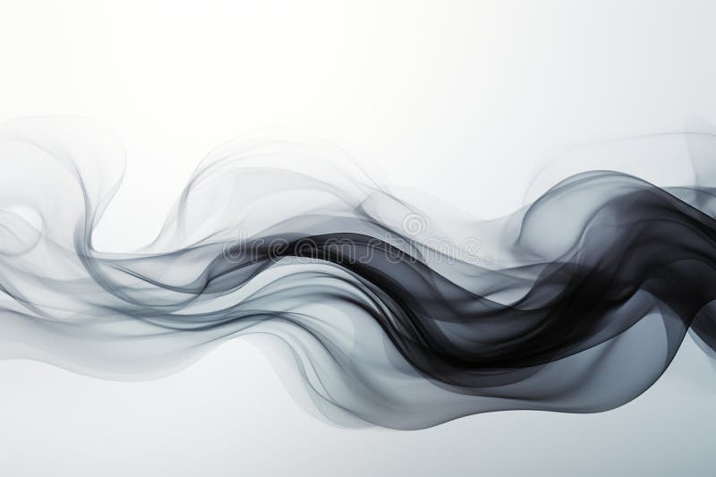 Light Black Small Smoke on a White Background. Smoke Texture Stock ...