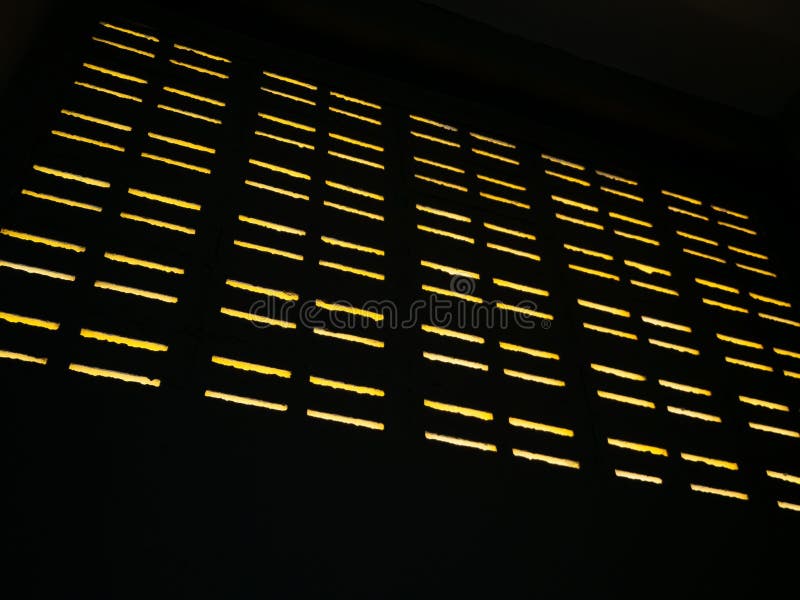 Light through the Blowhole Brick Wall Inside Building View Stock Image ...