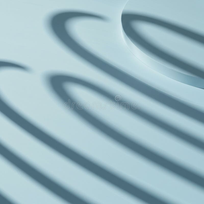 Light Blue Abstract Background Featuring Curved Shadows on a Smooth ...