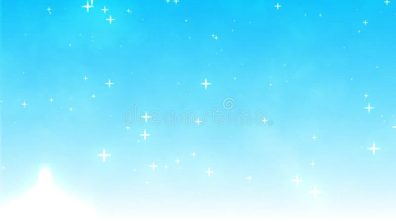 Light Blue Abstract Background with Soaring Star Particles Stock Video ...