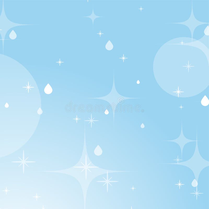 Light Blue Abstract Background with Stars and Bokeh. Beautiful Sky ...