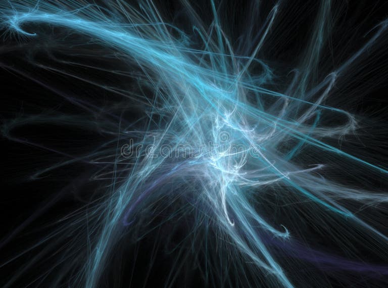 Light Blue Abstract Fractal Effect Light Background Stock Illustration ...