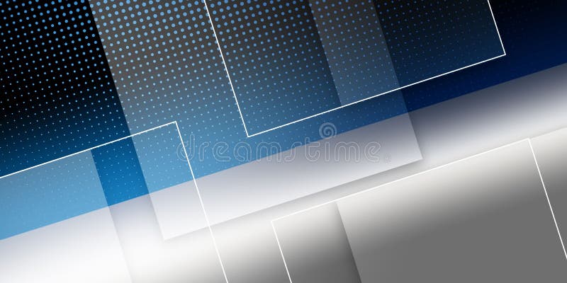 Light Blue Abstract Technology Background with Halftone on Blue ...