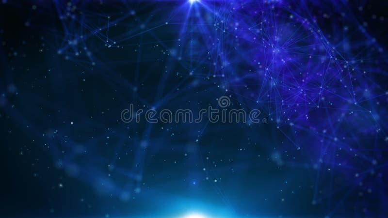 Light Blue Abstract Technology Digital Polygon Plexus Communication ...