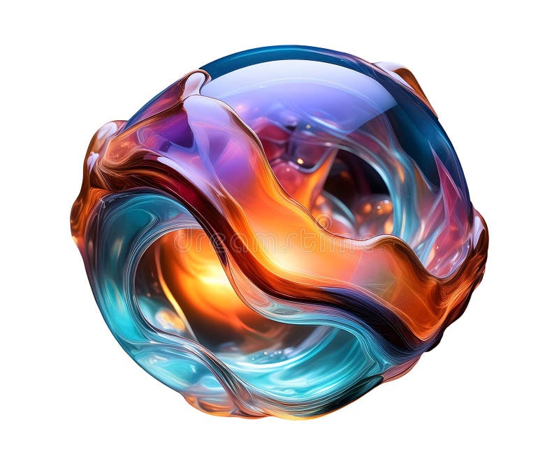 Light Blue Abstract Transparent Object that Blends Seamlessly into Its ...