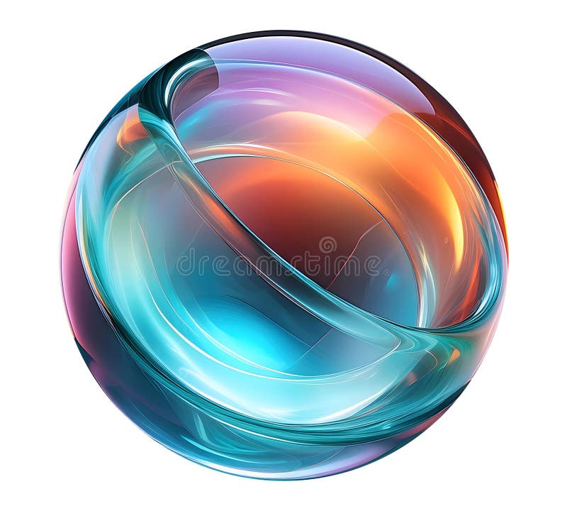 Light Blue Abstract Transparent Object that Blends Seamlessly into Its ...