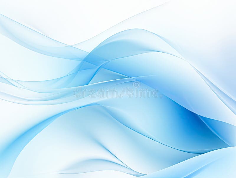 Light Blue Abstract Wavy Background Stock Illustration - Illustration ...