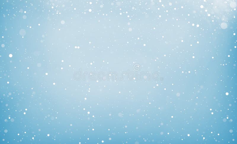 Light Blue Abstract Winter Snow Fall Background Stock Illustration ...