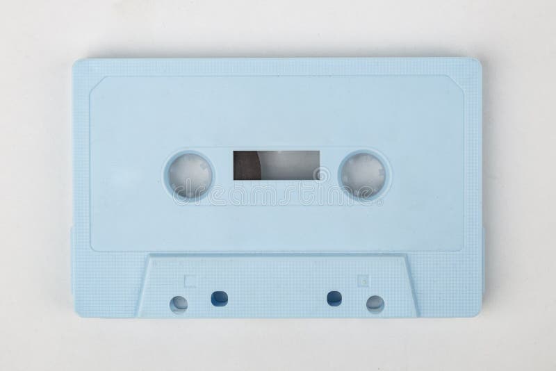 Light Blue Audio Tape stock image. Image of blue, cassette - 162242261