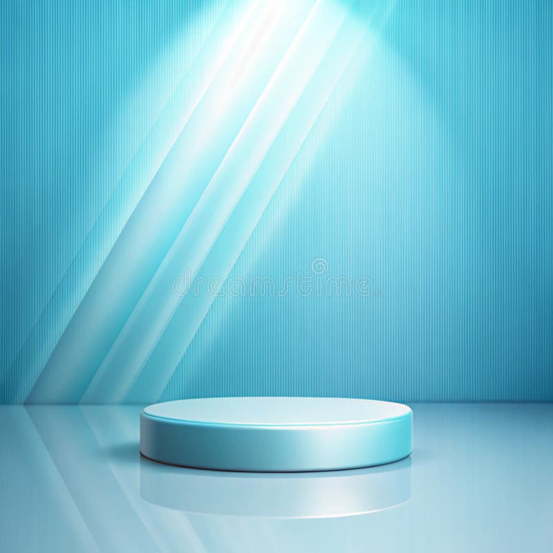 Light Blue Backdrop for Product Showcase with Shadow Effect Stock ...