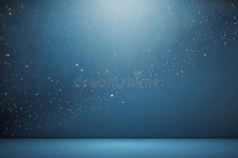 Ight Blue Background, Directional Light from the Corner, Several Small ...
