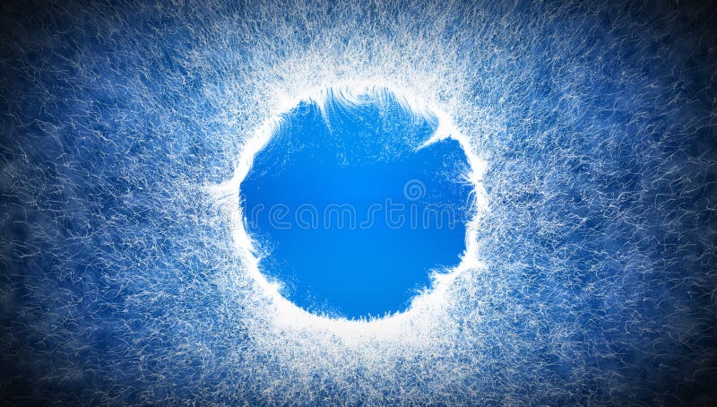 Light Blue Background with Random White Particles and with a Place for ...