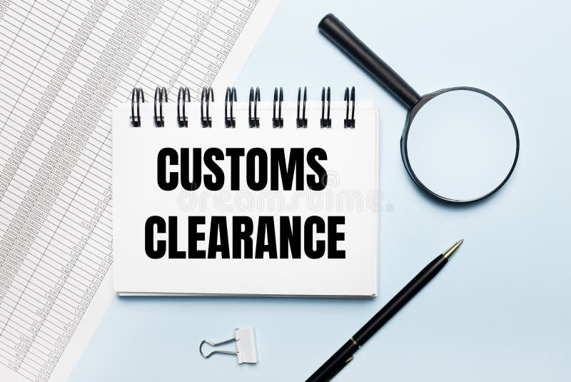 On a Light Blue Background, Reports, a Magnifying Glass, a Pen and a ...