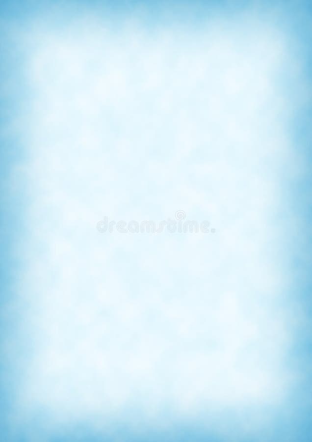 Light Blue Background with Sky Pattern for Use As A4 Document Cover or ...