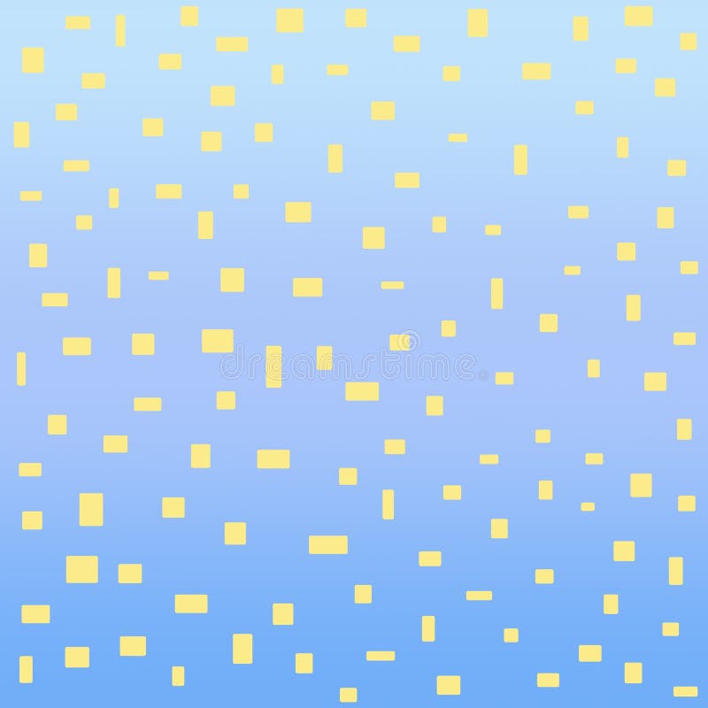 Light Blue Background with Small Yellow Rectangles Pattern Stock ...