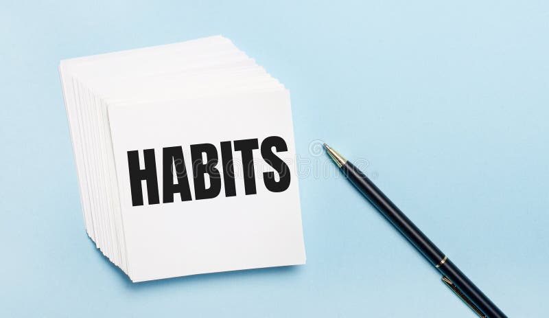 Positive Habits Blue White Stock Photos - Free & Royalty-Free Stock ...