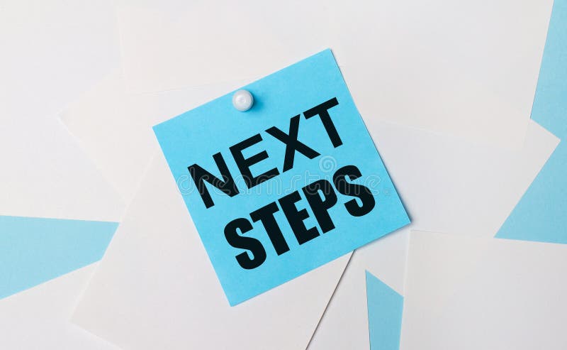 On a Light Blue Background, White Square Sheets of Paper. a Light Blue ...