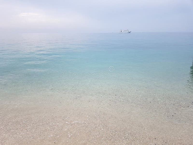 Light Blue Beach stock photo. Image of natural, beauty - 110738380