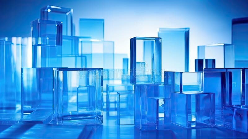 Light blue block stock illustration. Illustration of mesmerizing ...