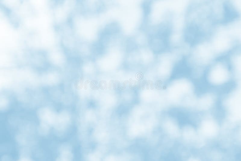 Light Blue Blurred Bokeh Abstract for Background Stock Illustration ...
