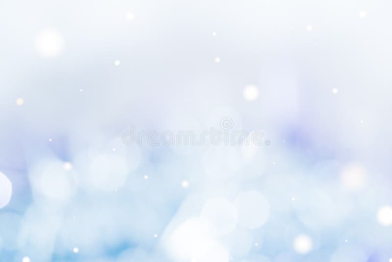 Light Blue Bokeh Light. Abstract Background. Half White and Half ...