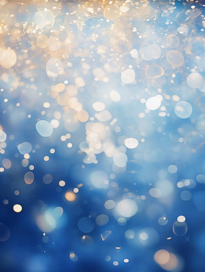 Light Blue Bokeh Abstract Light Background Vertical Position Stock ...