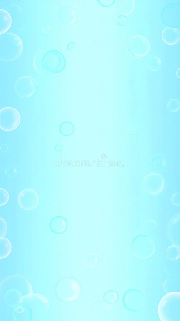 Light Blue Bubbles Background Soft Pastel Circles Texture Stock ...