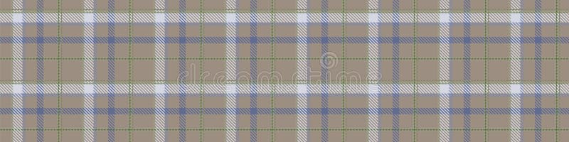 Light Blue Check Plaid Vector Border. Seamless Gingham Swatch for ...
