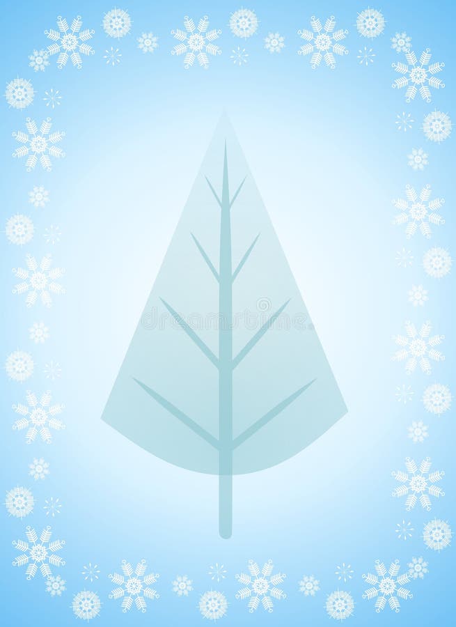 Blue Christmas Ornaments Border Stock Illustration - Illustration of ...