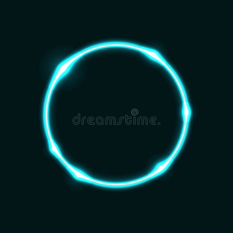 Light Blue Circle Effect Background Stock Vector - Illustration of ...