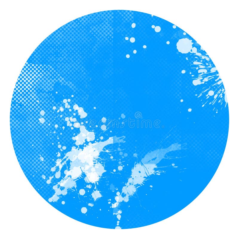 Light Blue Circle,round Shape, Art Abstract Background, Isolated Web ...