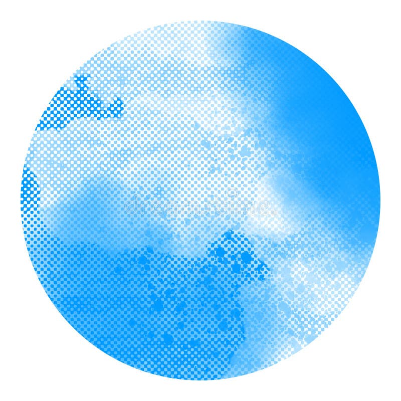 Light Blue Circle,round Shape, Art Abstract Background, Isolated Web ...