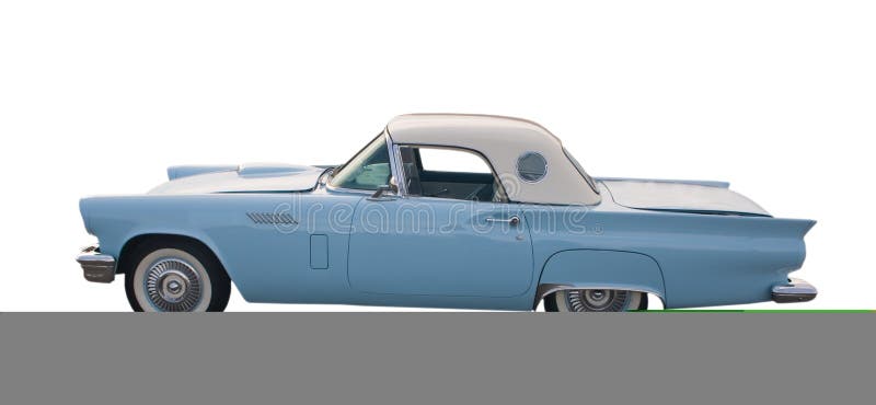 Blue Vintage Car at Car Show Stock Photo - Image of antique, pink: 4774642