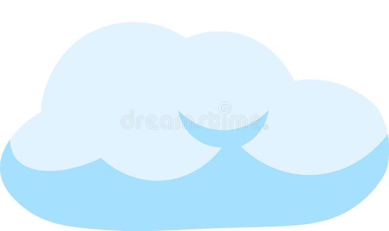 Light Blue Cloud Floating Gently in a Clear Sky, Symbolizing Good ...