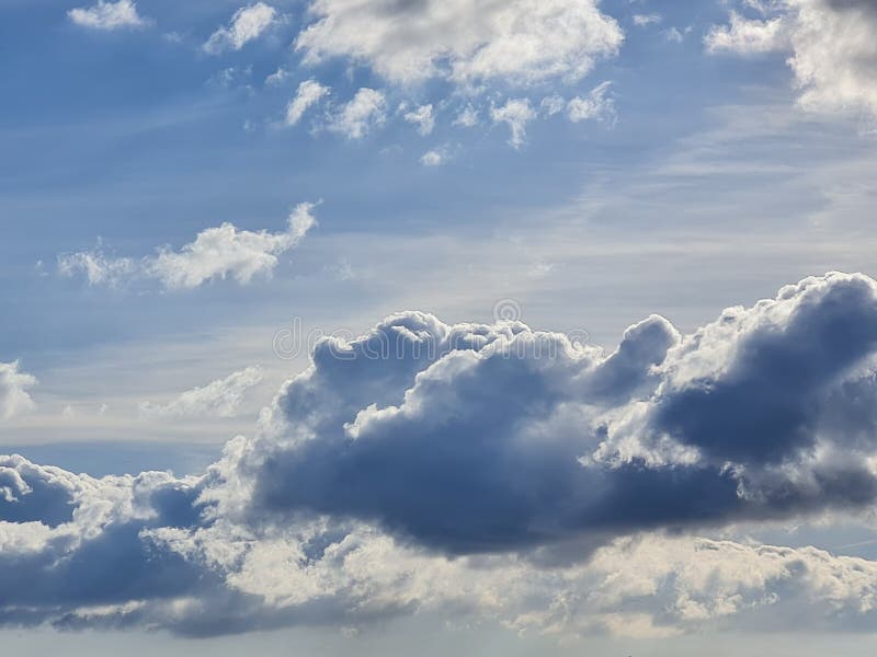 Light blue clouds in sky stock image. Image of heaven - 267615259
