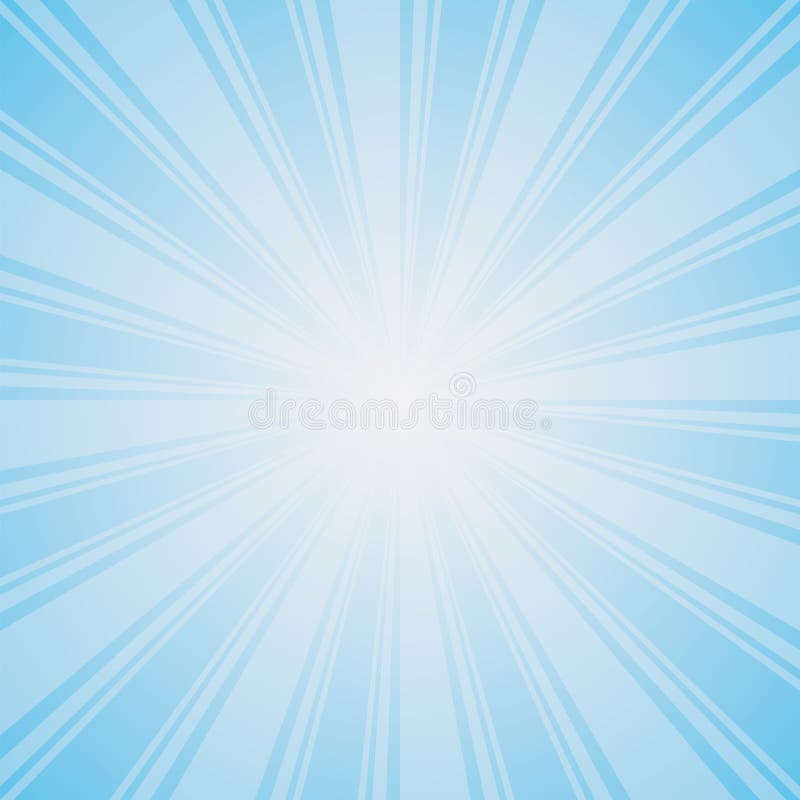Light Blue Color Burst Background. Stock Vector - Illustration of light ...