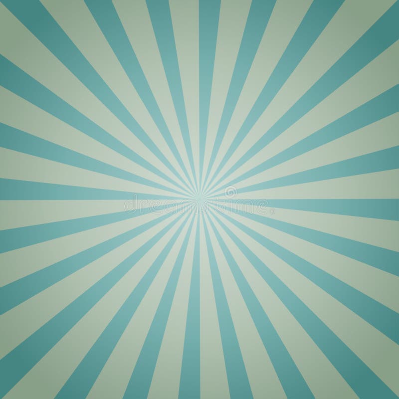 Light Blue Color Burst Background Vector Illustration Stock