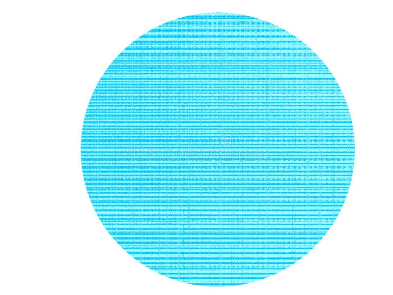 Light Blue Color Gradient Web Icon Template, Round Circle Shape ...