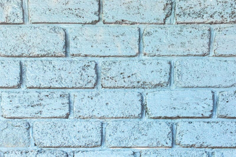Light Blue Color Modern Brick Wall Texture Background Stock Photo ...