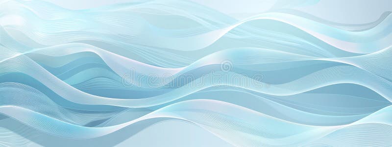 Light Blue Paint Lines and Splashes with Wave Patterns HD Abstract ...