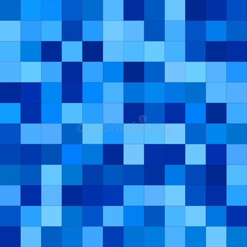 Light Blue Color Square Mosaic Texture in Rectangular Style and ...