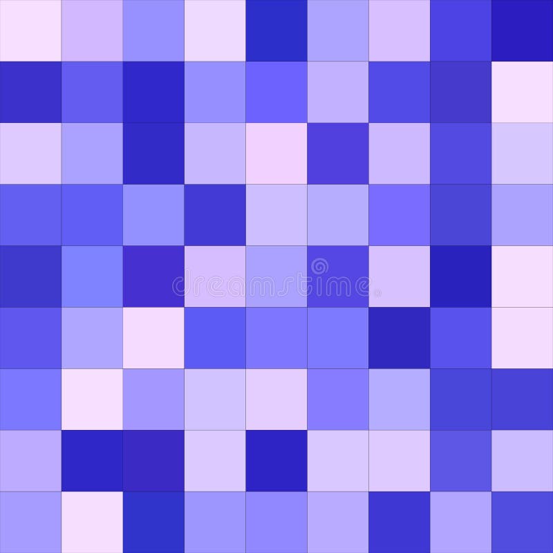 Light Blue Color Square Mosaic Texture in Rectangular Style and ...