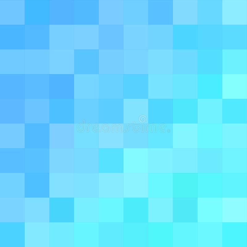 Light Blue Color Square Mosaic Texture in Rectangular Style and ...
