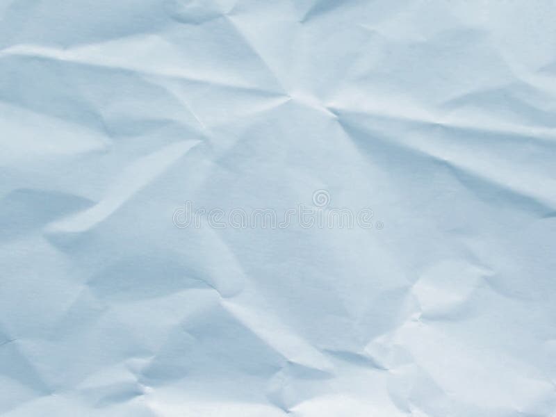 Light Blue Crumpled Paper Texture Background Stock Photo - Image of ...
