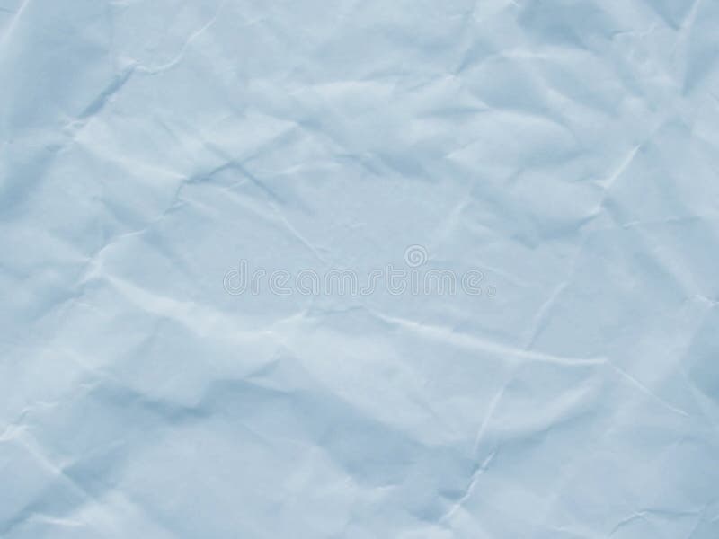 Light Blue Crumpled Paper Texture Background Stock Image - Image of ...