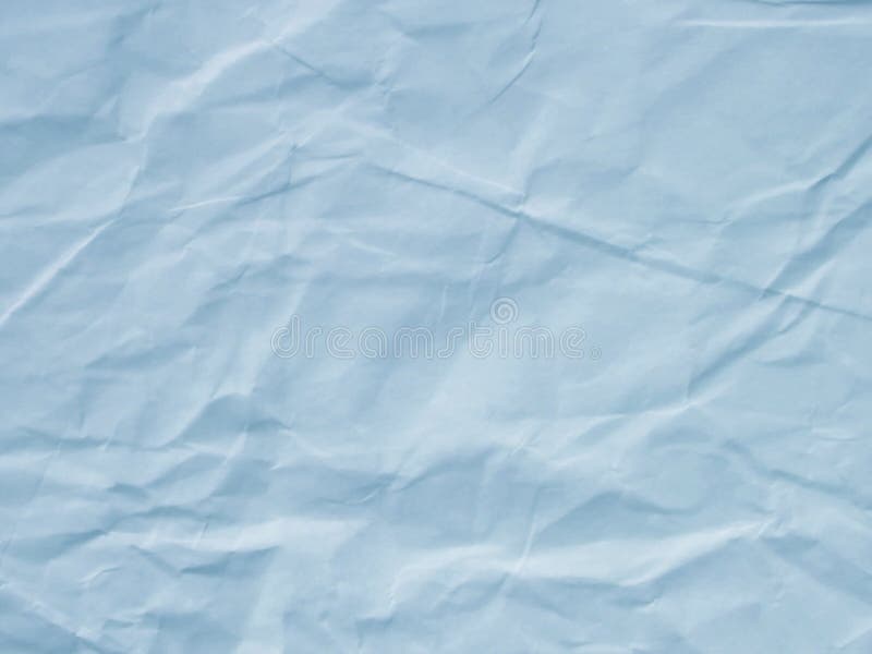 Light Blue Crumpled Paper Texture Background Stock Photo - Image of ...