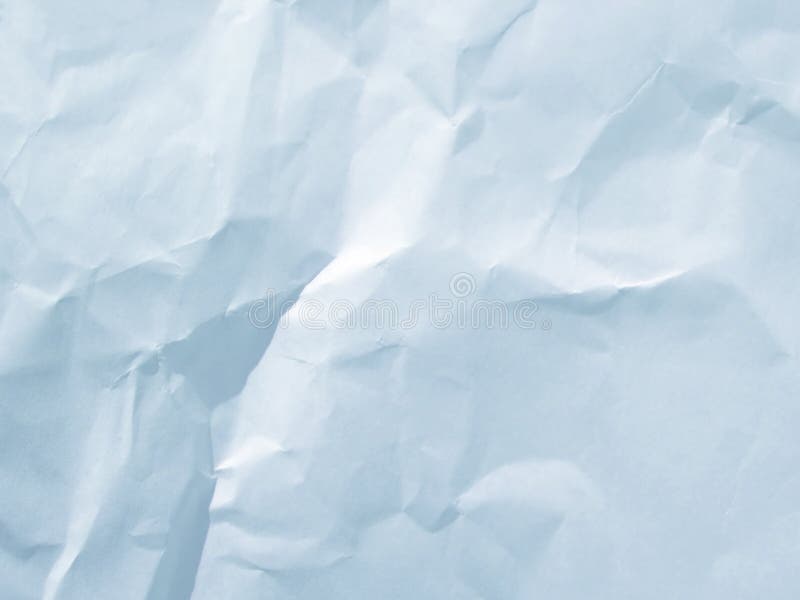Light Blue Crumpled Paper Texture Background Stock Photo - Image of ...